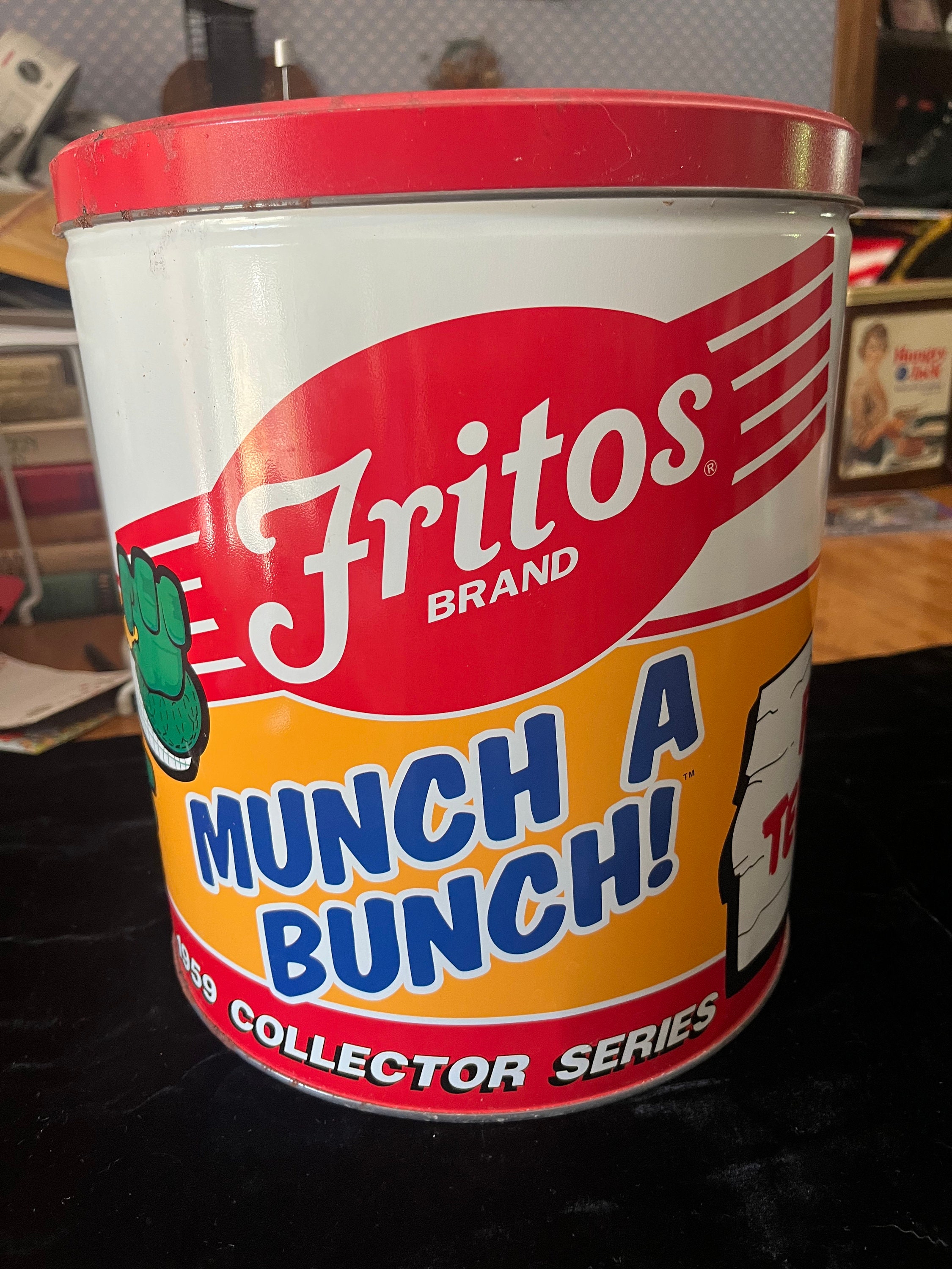 Vintage 1990s Fritos Kid Munch a Bunch Collectors Tin Canister - Etsy