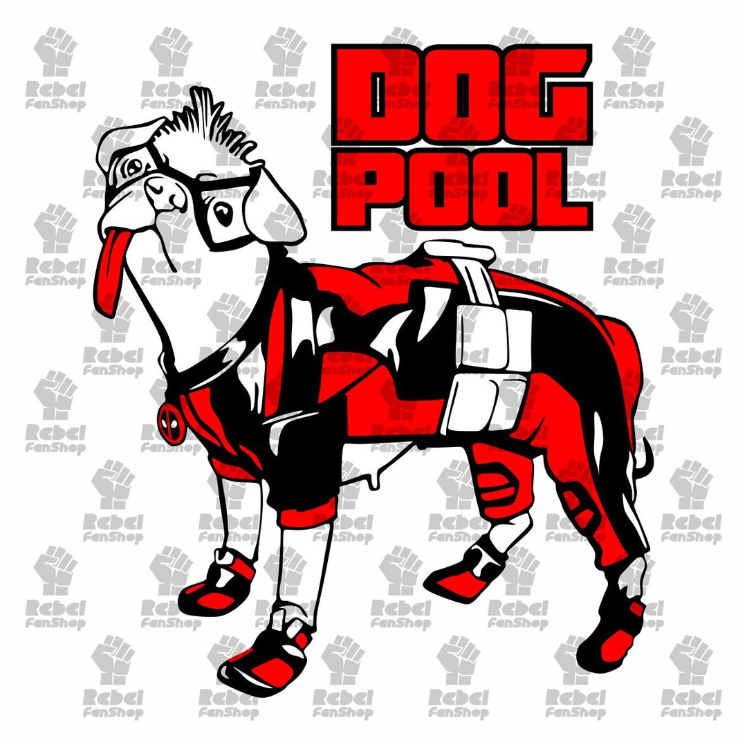 Dogpool Deadpool Wolverine SVG for Shirt Instant Files PDF PNG - Etsy UK