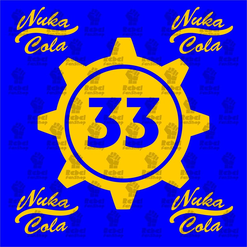 Fallout SVG Vault 33, Fallout Shelter SVG, Máscara Fallout, Cortar ...