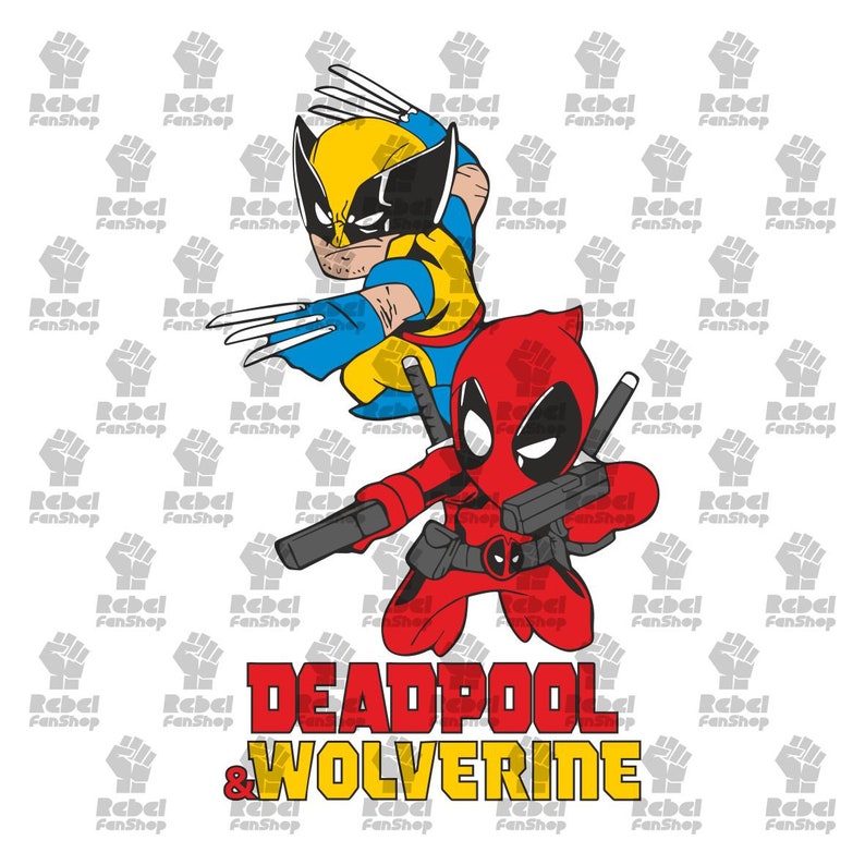 Deadpool Wolverine SVG for Shirt Instant Files PDF PNG - Etsy Ireland