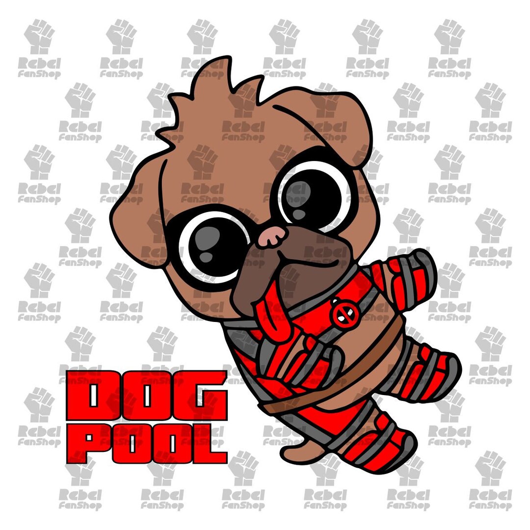 Dogpool Deadpool Wolverine SVG for Shirt Instant Files PDF PNG - Etsy