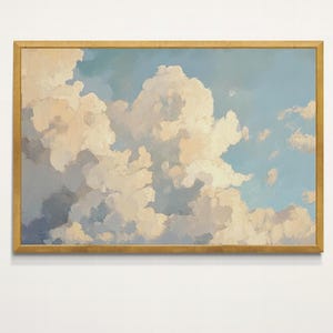 Dreamy Cloudscape Print: Abstract Sky Wall Decor (digital Download) - Etsy