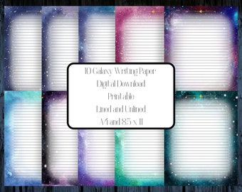 Vintage Botanic Writing Paper | Printable Stationary | Digital Download ...