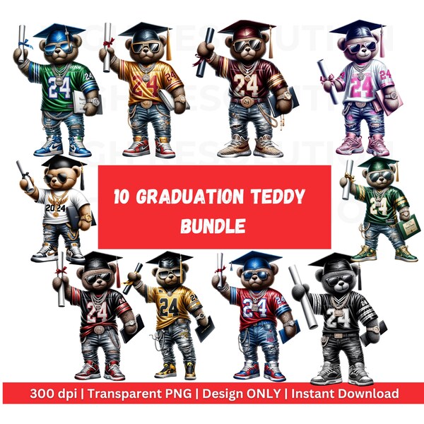 Graduation Bear - Etsy