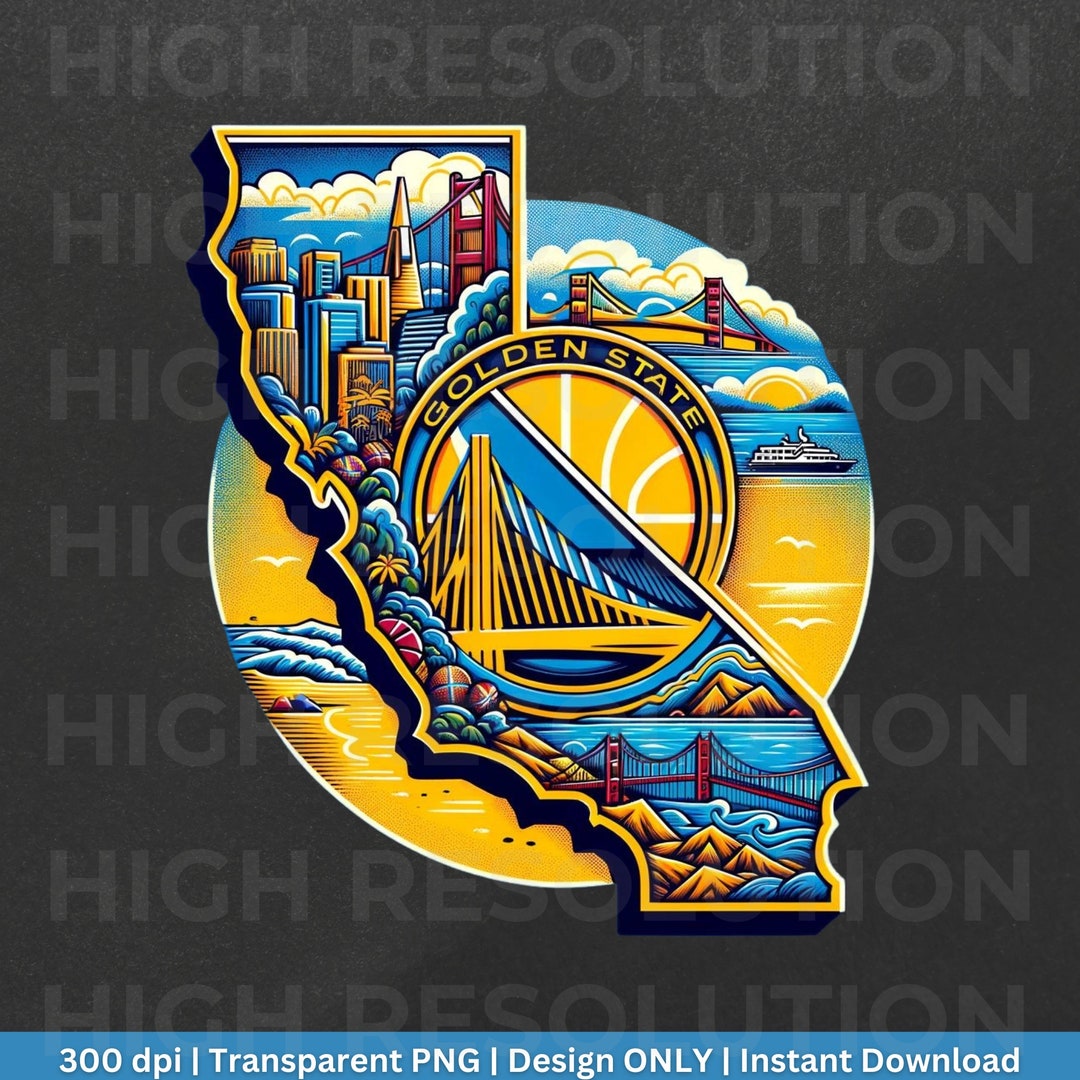 Basketball Png, Sports Design, Golden State Design, Dtf Design ,png ...
