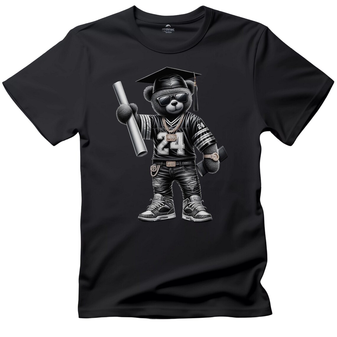 Black Graduation Bear Png, Bear Clip Art, Graduation Sublimation Teddy ...