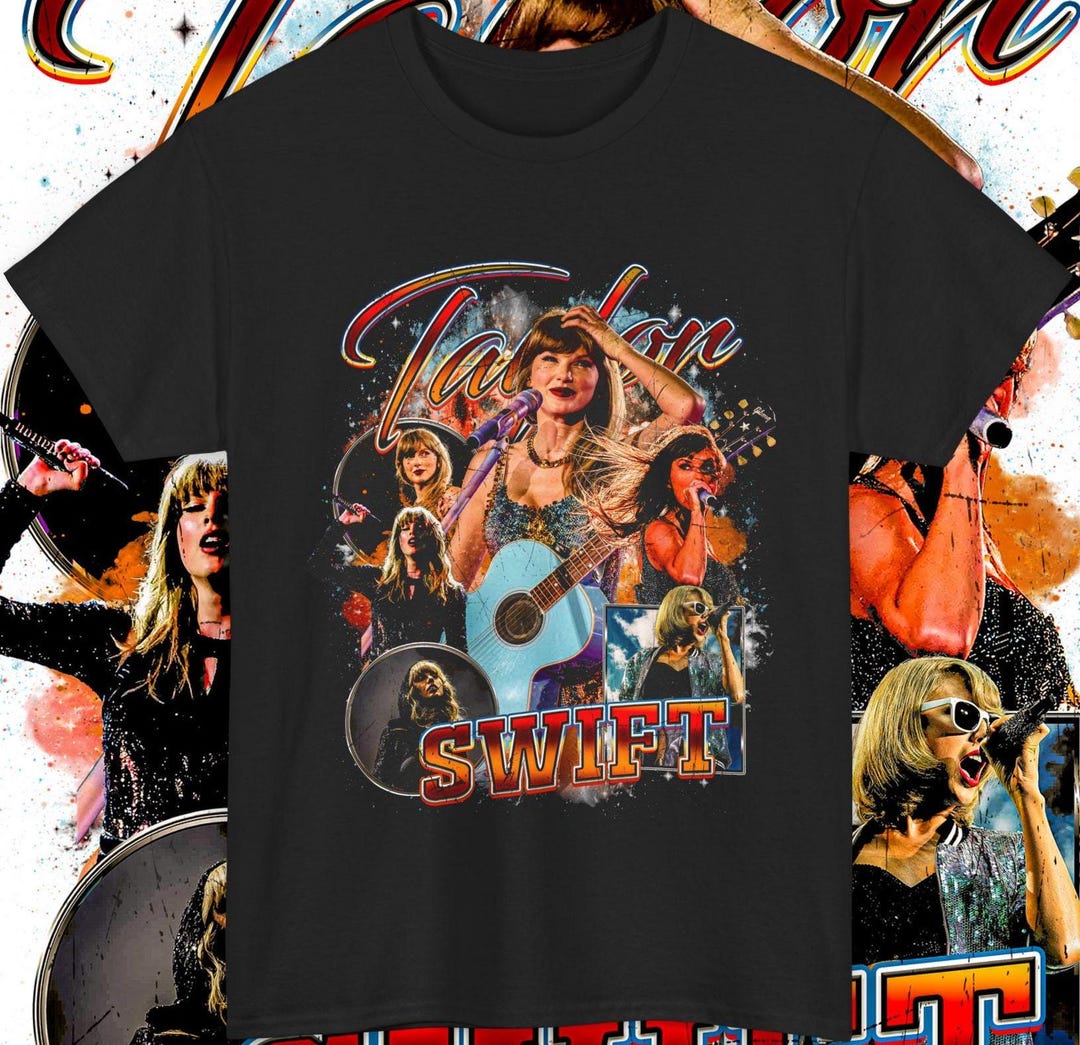 Taylor Swift Shirt Graphic Tee Custom Vintage Bootleg New Eras Tour ...