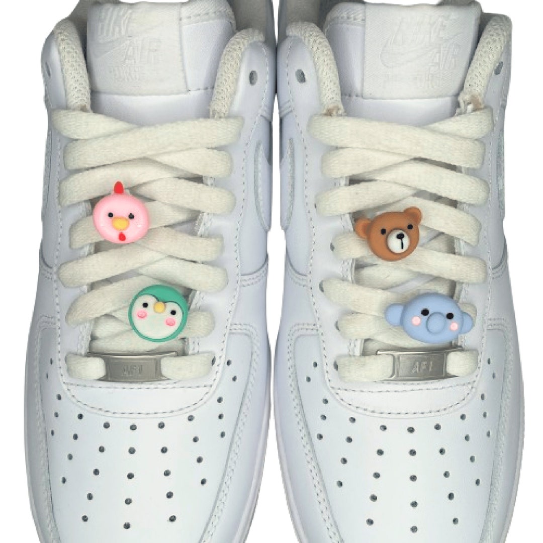 Animal Shoe Lace Charms - Snap on Shoe Clip - Sneaker Charm Accessory ...