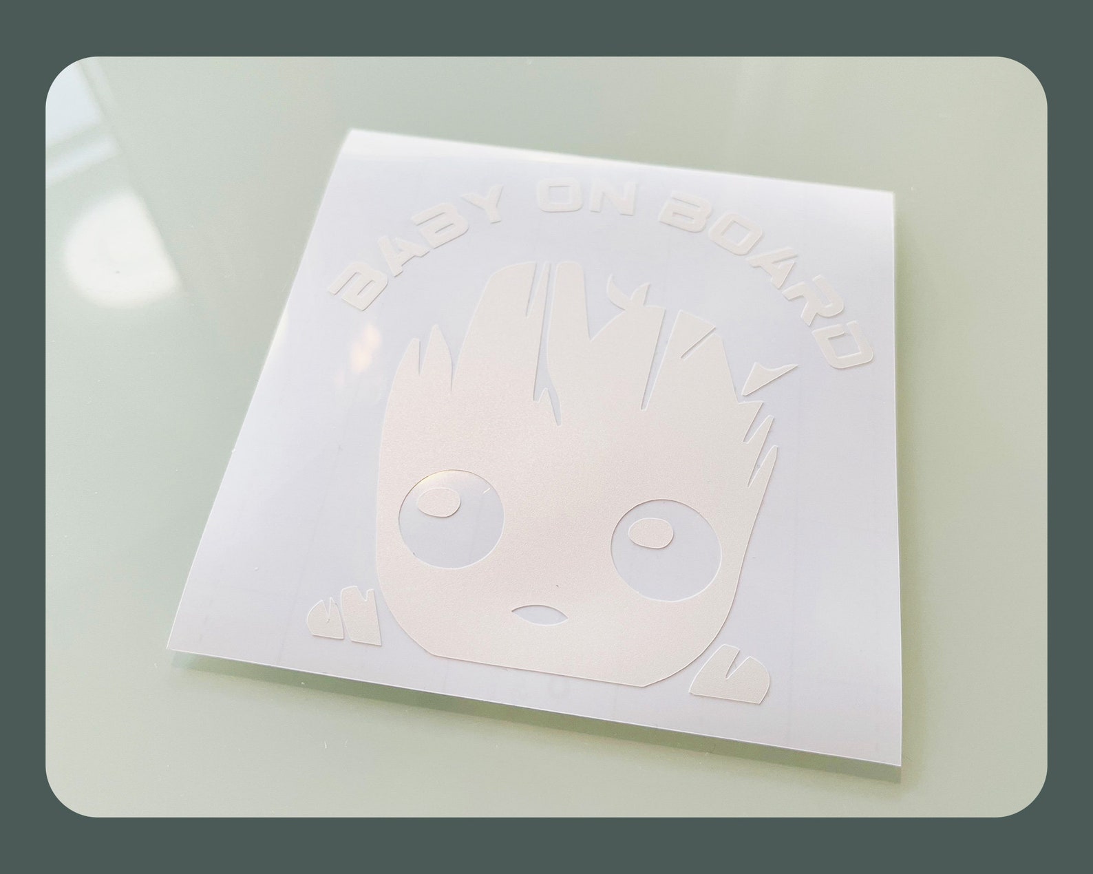 Baby Groot Sticker Car Bumper Sticker Groot Gift for Baby on Board ...