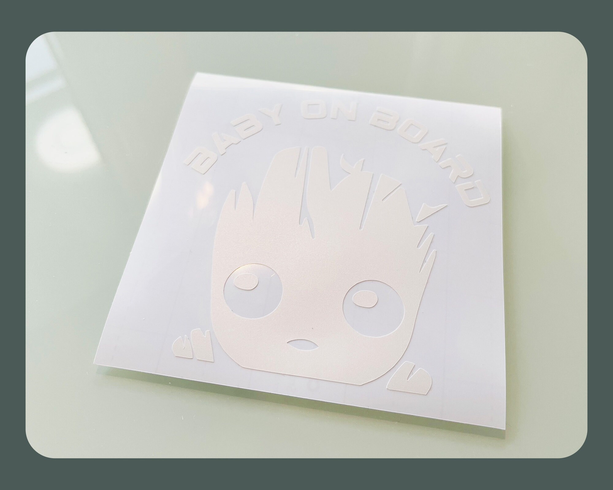 Baby Groot Sticker Car Bumper Sticker Groot Gift for Baby on Board ...