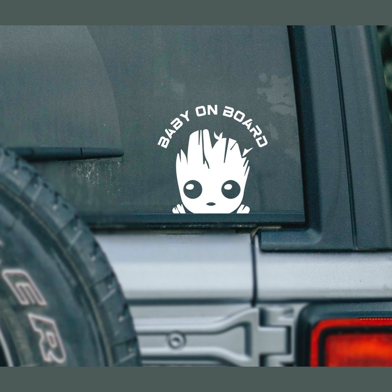 Baby Groot Decals - Etsy