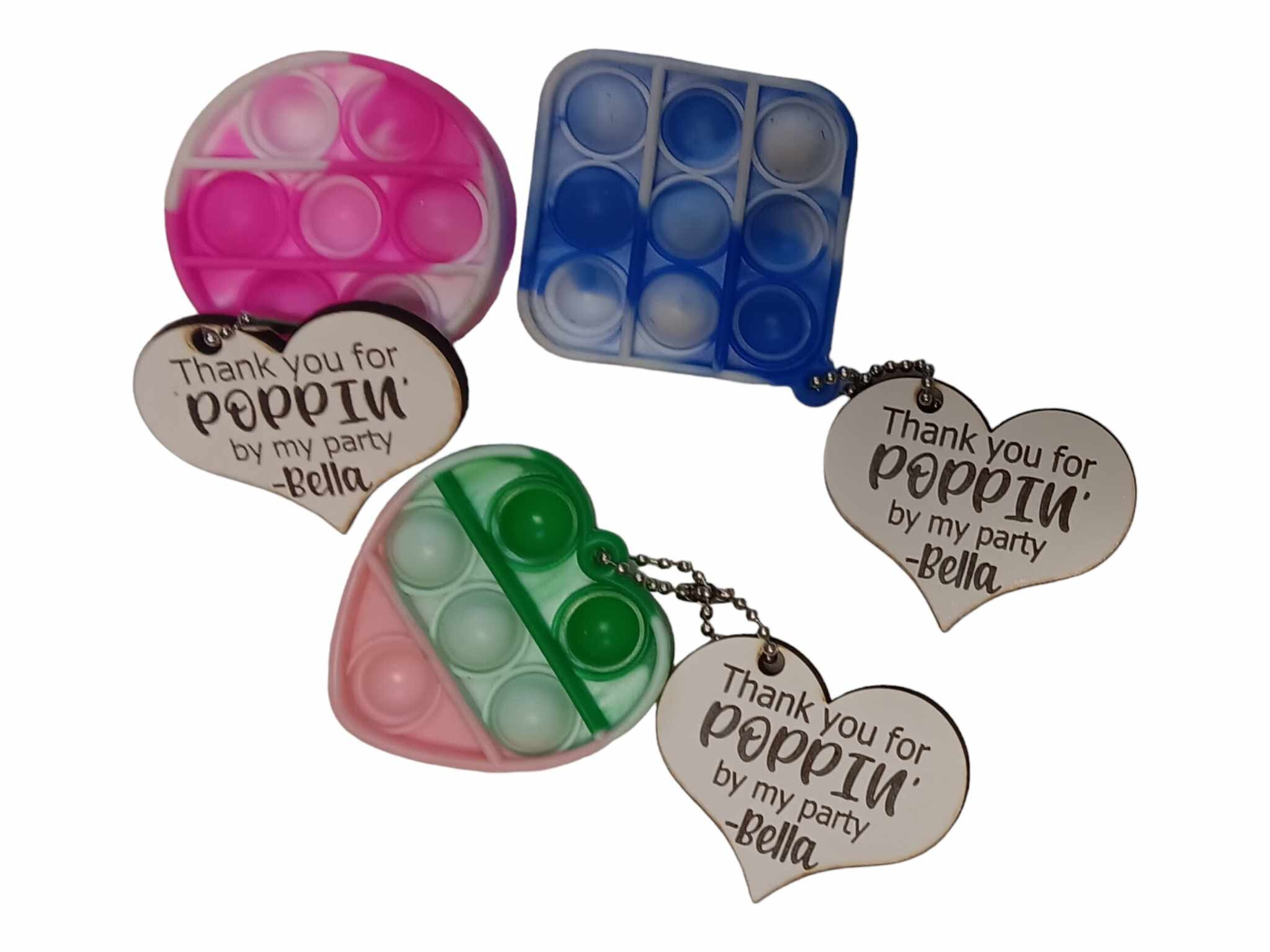 Birthday Party Favors Pop Its Classroom Birthday Custom Kid Pop It ...