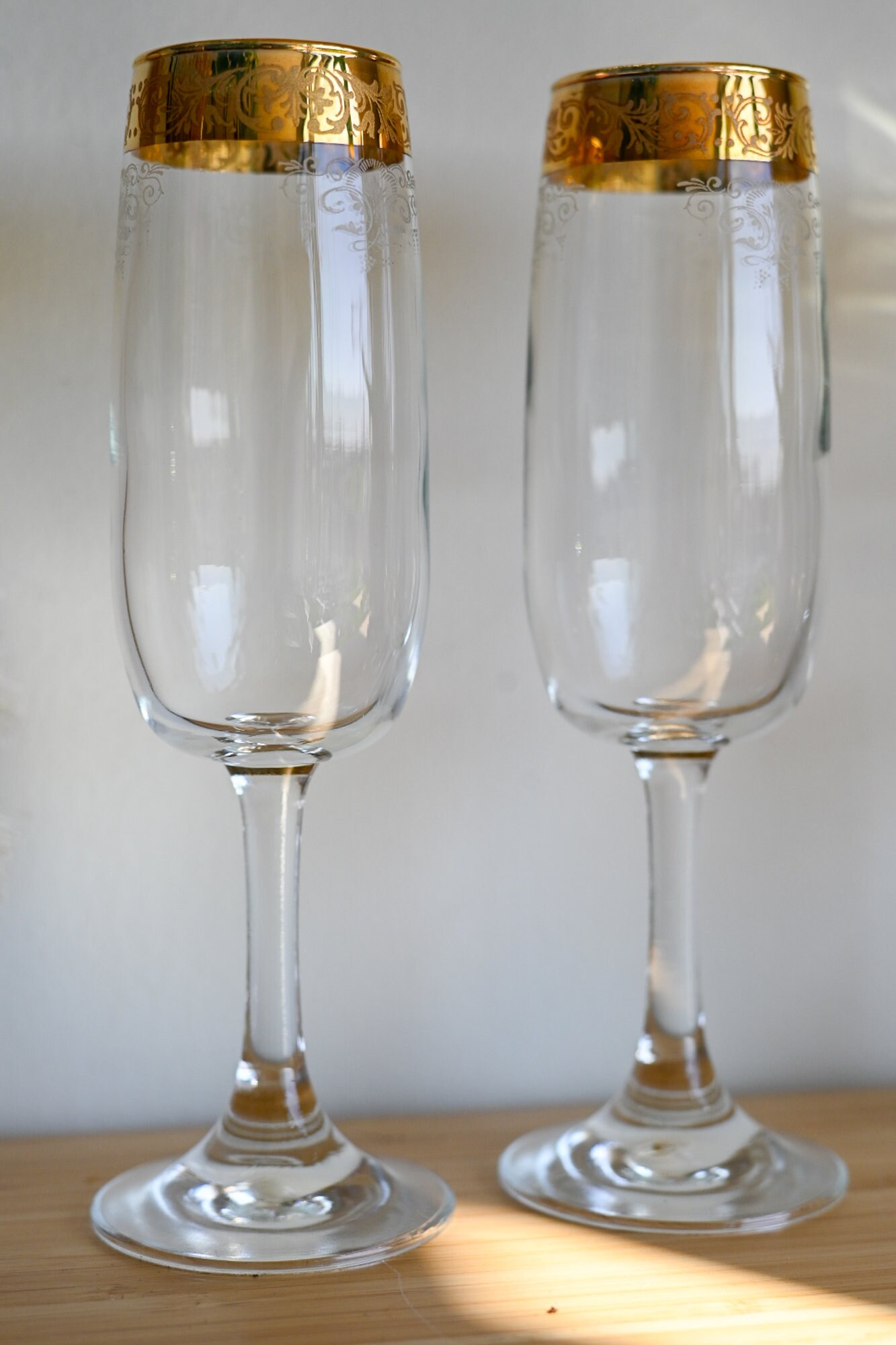 Vintage Cellini 24k Gold Italian Champagne Flute 4 - Etsy