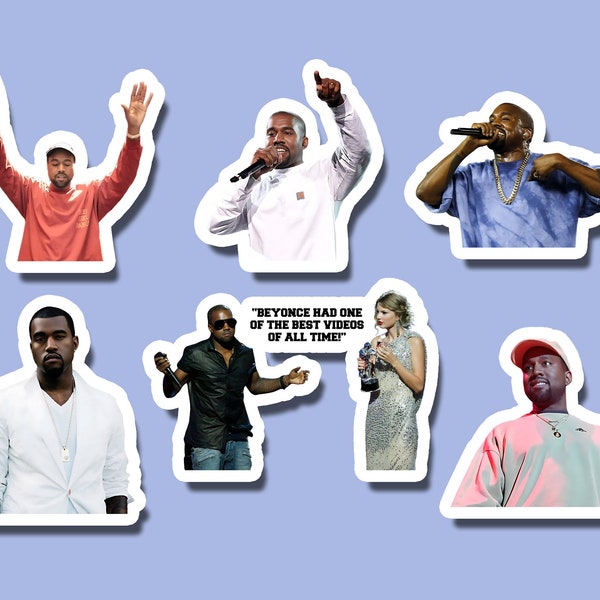 Kanye West Stickers - Etsy