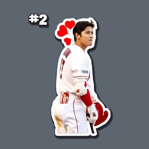 MLB Shohei Ohtani Sticker Los Angeles Angels Waterproof Vinyl Sticker ...