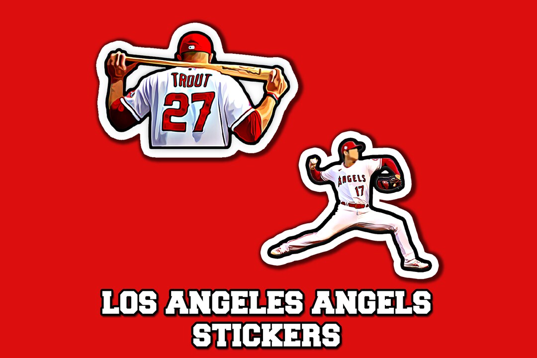 MLB Shohei Ohtani Sticker Los Angeles Angels Waterproof Vinyl Sticker ...