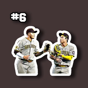 MLB San Diego Padres Stickers Padres Vinyl MLB Stickers Baseball Fan ...
