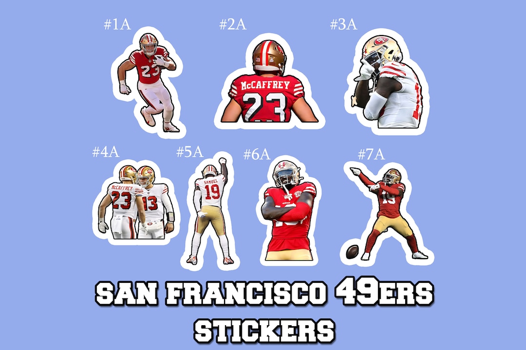 NFL San Francisco 49ers Sticker Waterproof 49ers Vinyl Sticker Gift for ...