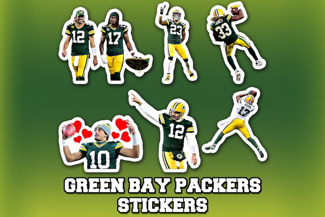 NFL Green Bay Packers Sticker Waterproof Packers Vinyl Sticker Gift for ...