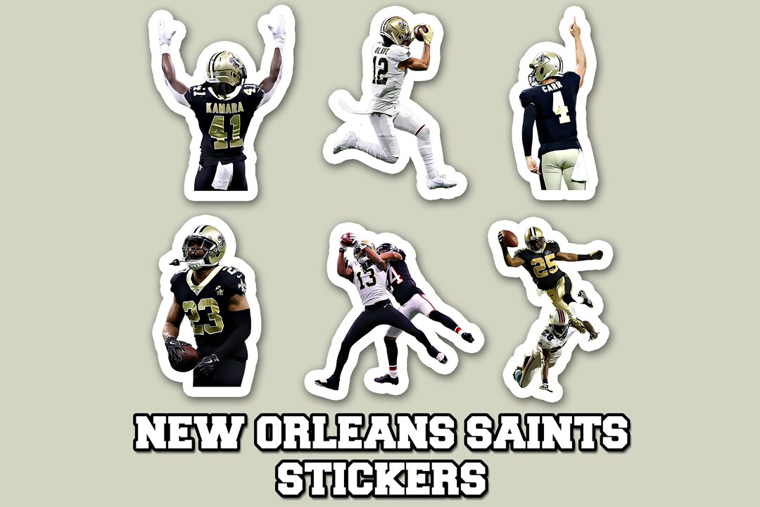 NFL New Orleans Saints Sticker Waterproof Saints Vinyl Sticker Gift for ...