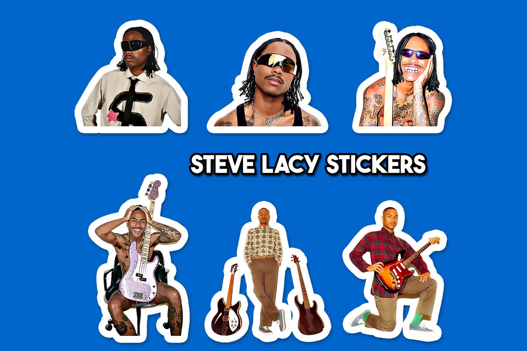 Steve Lacy Sticker Rapper Waterproof Vinyl Sticker Steve Lacy - Etsy