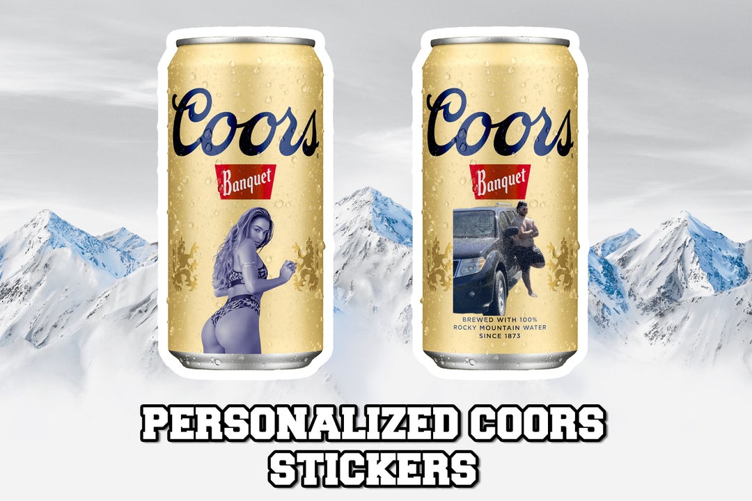 Coors Beer Sticker Coors Personalized Sticker Gift for Him Gift for Her ...