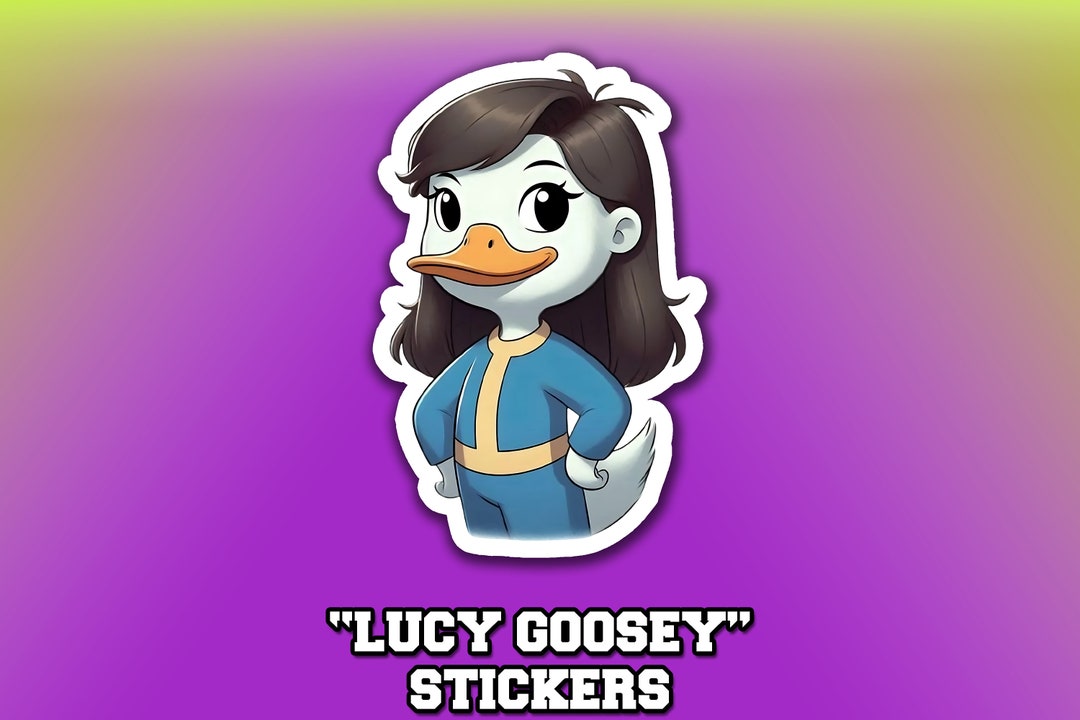 Fallout Lucy Sticker Lucy Goosey Sticker AI Sticker Fallout Ghoul ...