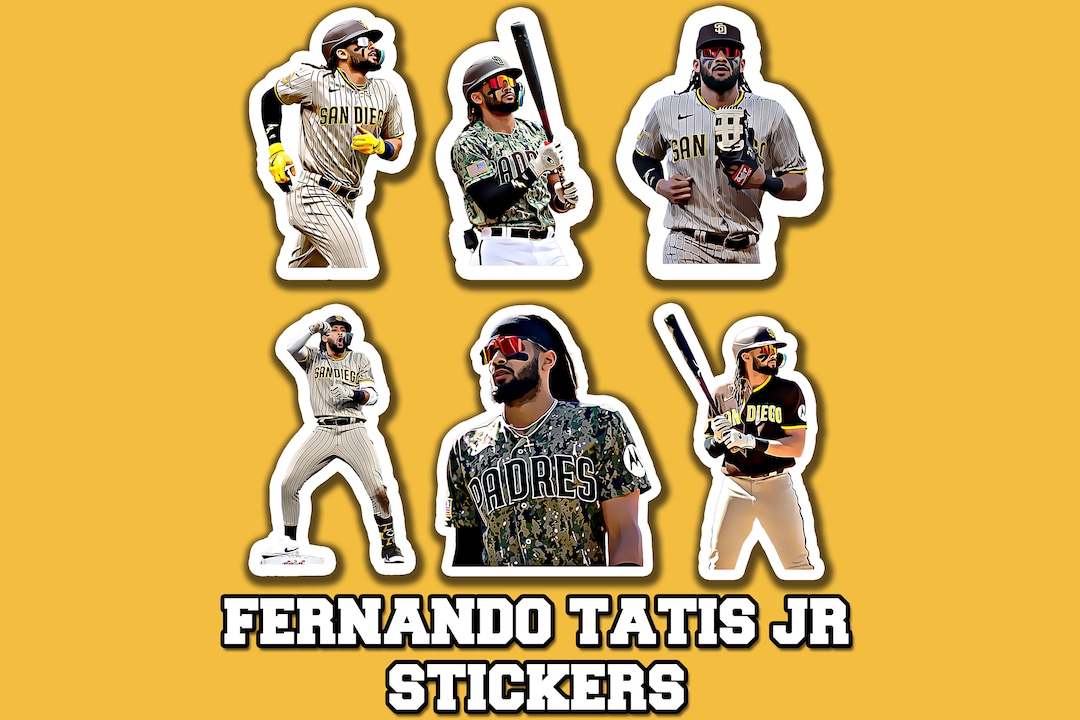 MLB Fernando Tatis Jr. Sticker San Diego Padres Waterproof Vinyl ...