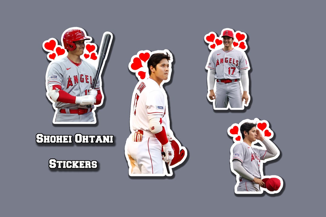 MLB Shohei Ohtani Sticker Los Angeles Angels Waterproof Vinyl - Etsy
