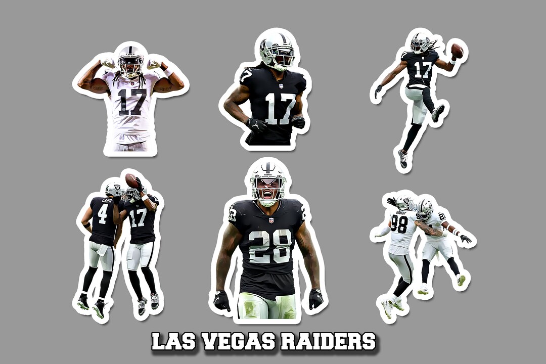 NFL Las Vegas Raiders Sticker Bundle Waterproof Raiders Vinyl - Etsy