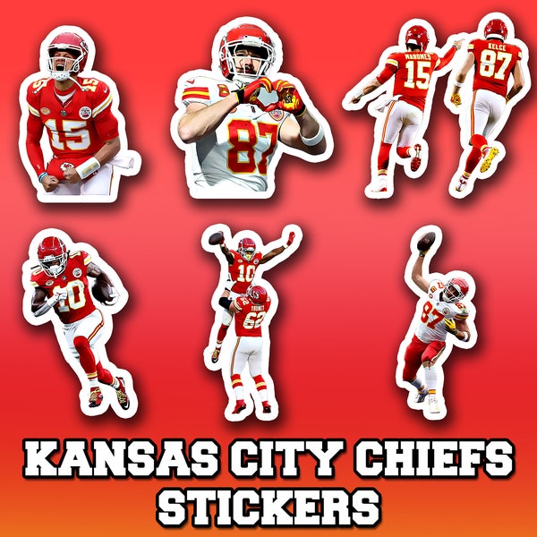 Kansas City Chief Stickers - Etsy