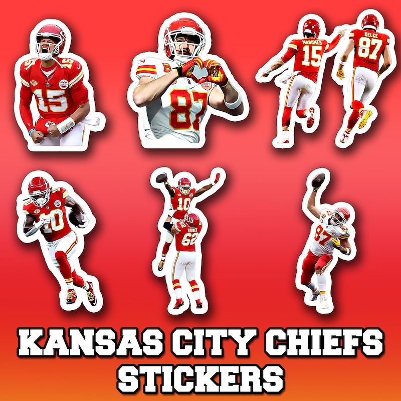 Chiefs Stickers - Etsy