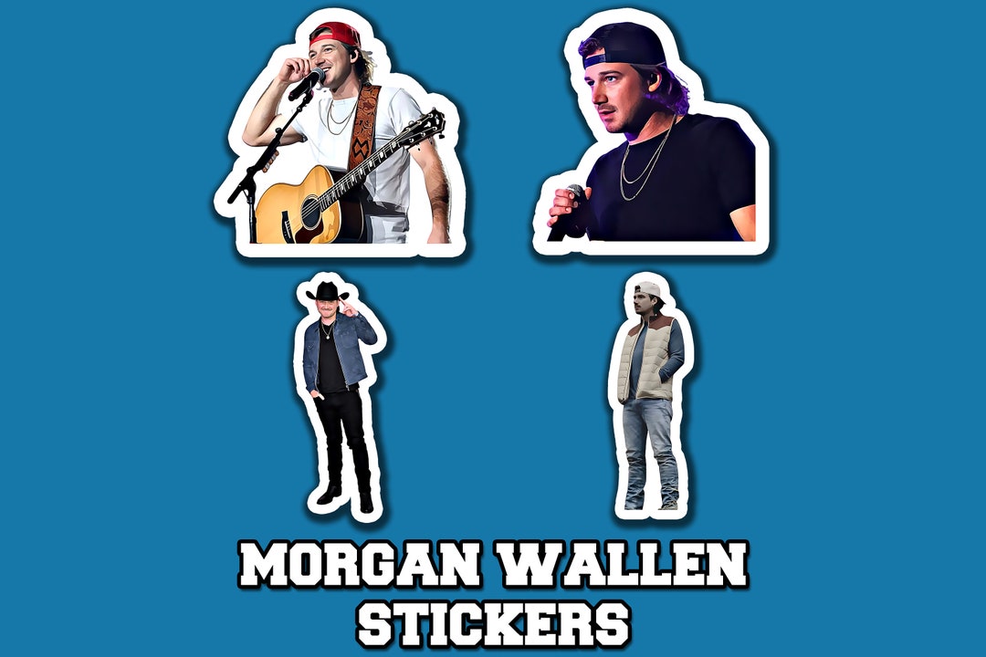 Morgan Wallen Sticker Pack Morgan Wallen Vinyl Stickers Morgan Wallen ...