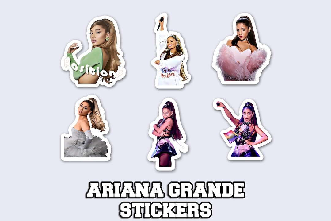 Ariana Grande Sticker Pack Ariana Grande Vinyl Album Stickers - Etsy
