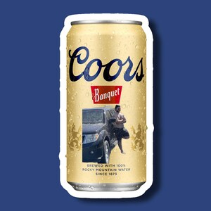 Coors Beer Sticker Coors Personalized Sticker Gift for Him Gift for Her ...