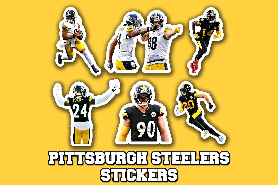 NFL Pittsburgh Steelers Sticker Waterproof Steelers Vinyl Sticker Gift ...