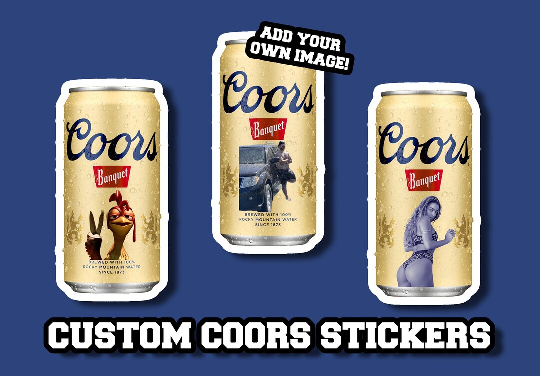 Coors Beer Sticker Coors Personalized Sticker Gift for Him - Etsy