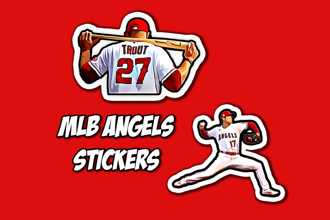 MLB Shohei Ohtani Sticker Los Angeles Angels Waterproof Vinyl - Etsy