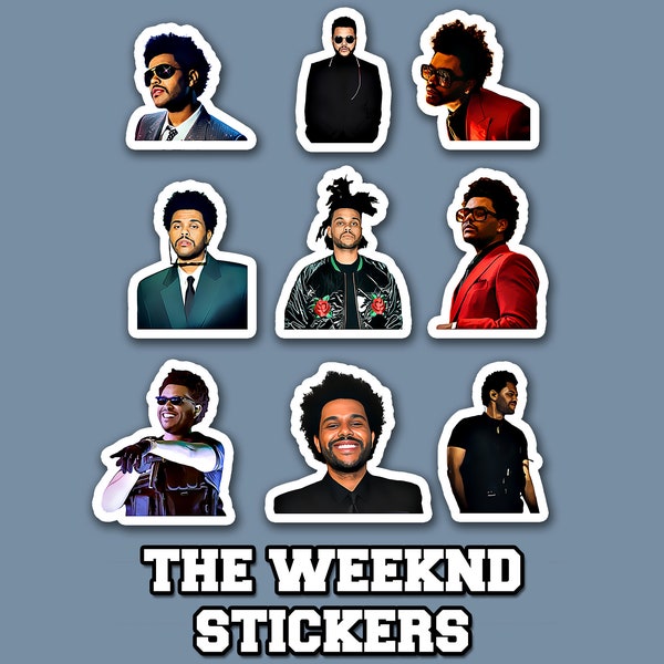 The Weeknd Stickers - Etsy