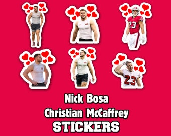 Nick Bosa Waterproof Sticker San Francisco 49ers - Etsy