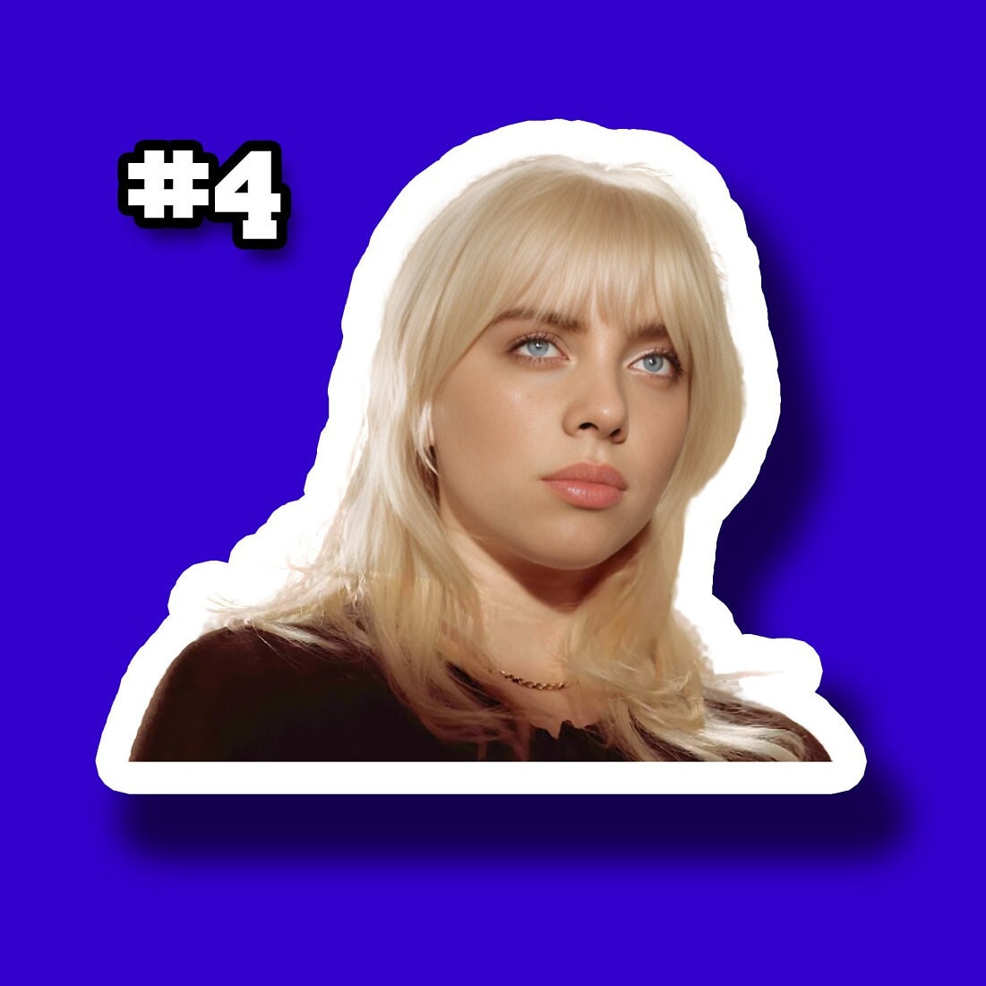 Billie Eilish Sticker Pack Billie Eilish Vinyl Album Stickers - Etsy