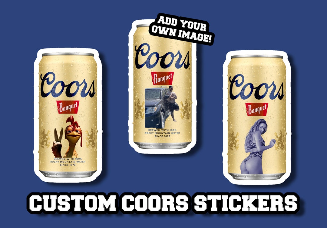 Coors Beer Sticker Coors Personalized Sticker Gift for Him - Etsy