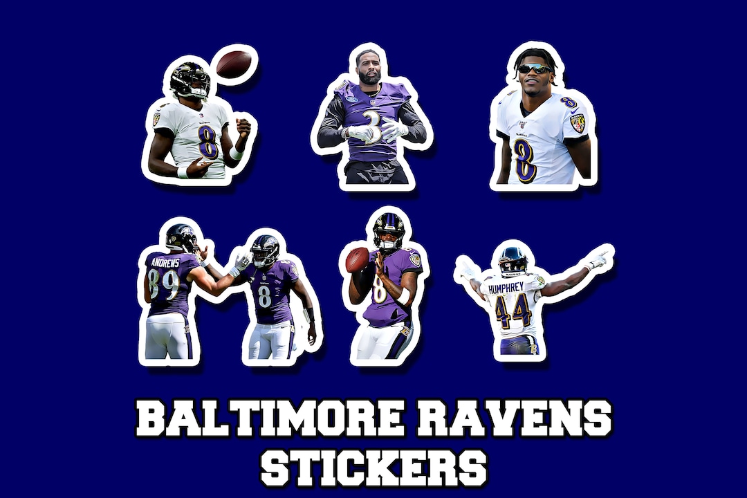 NFL Baltimore Ravens Sticker Waterproof Ravens Vinyl Sticker Gift for ...