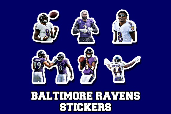 Baltimore Ravens Labels Baltimore Ravens NFL Decal Sticker D1 » A1