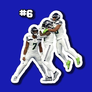 NFL Seattle Seahawks Sticker Bundle Waterproof Seahawks Vinyl Sticker ...