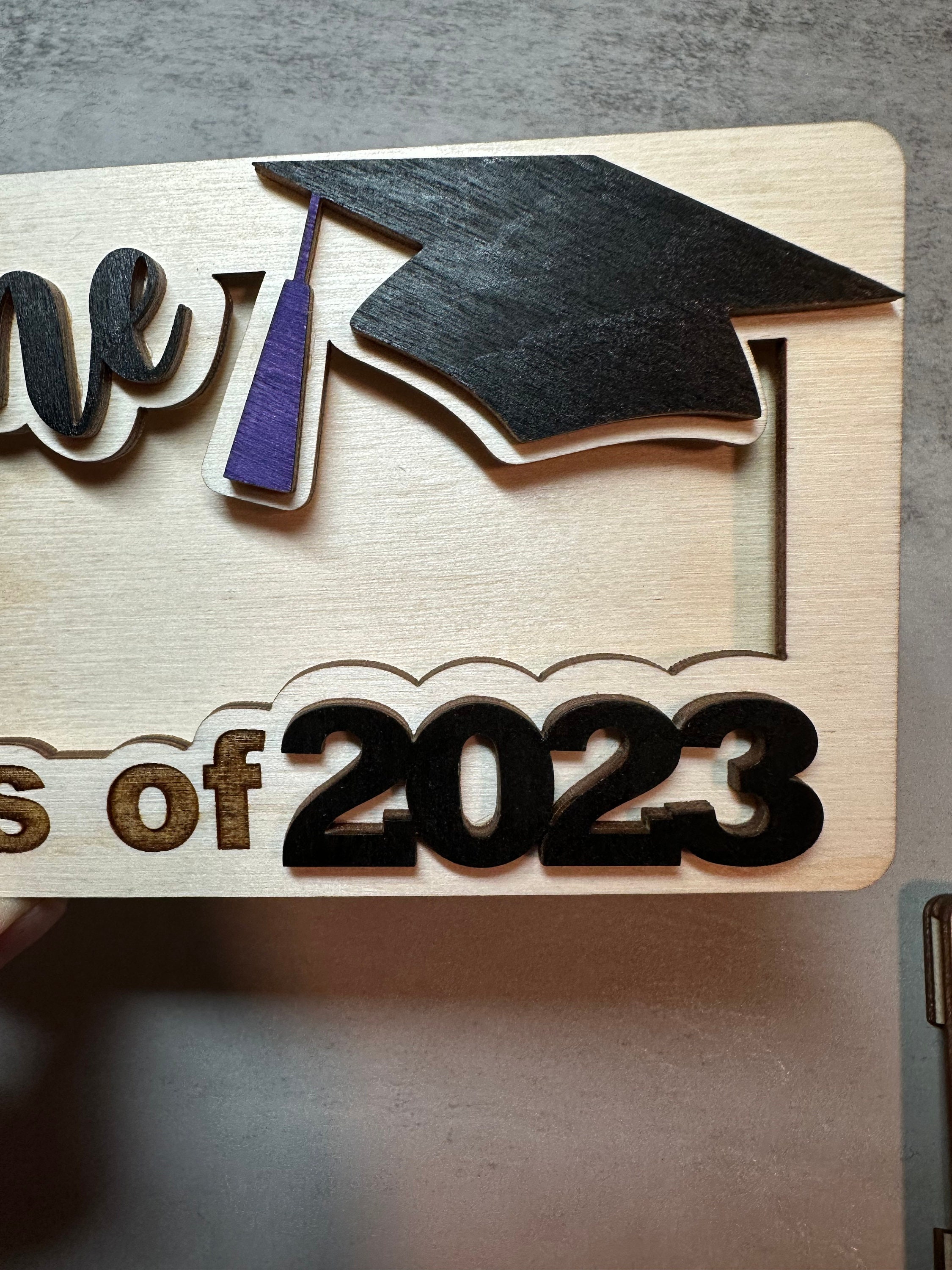 Personalized Graduation Money Gift Holder Class of 2023 & - Etsy