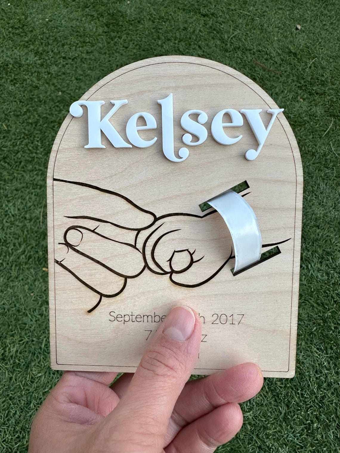 Hospital ID Band Bracelet Newborn Keepsake Holder Personalized Baby ...