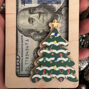 Personalized Ornament Money Gift Holder, Customize, 3D, Christmas - Etsy