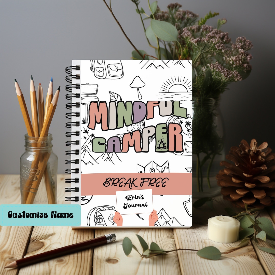 Personalized Nature Journal, Self Care Notebook, Outdoor Zen Diary ...