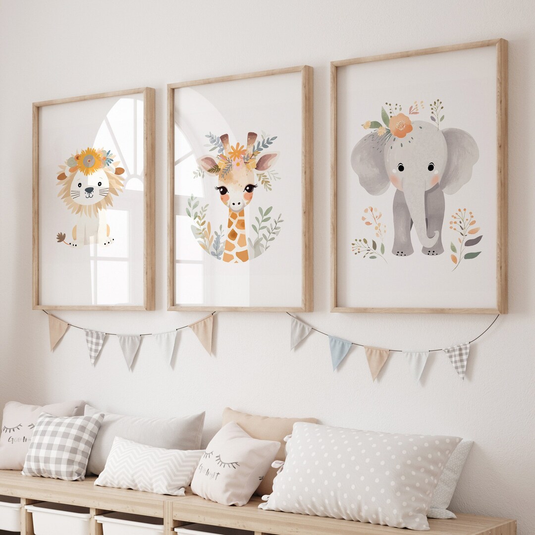 Boho Dreams Children's Room Wall Art - Set of 3 Posters - Etsy